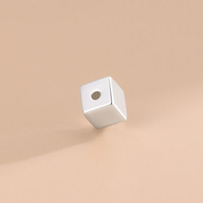 Sterling Silver 925 6mm Cube DIY Spacer Beads F1228 | eBay