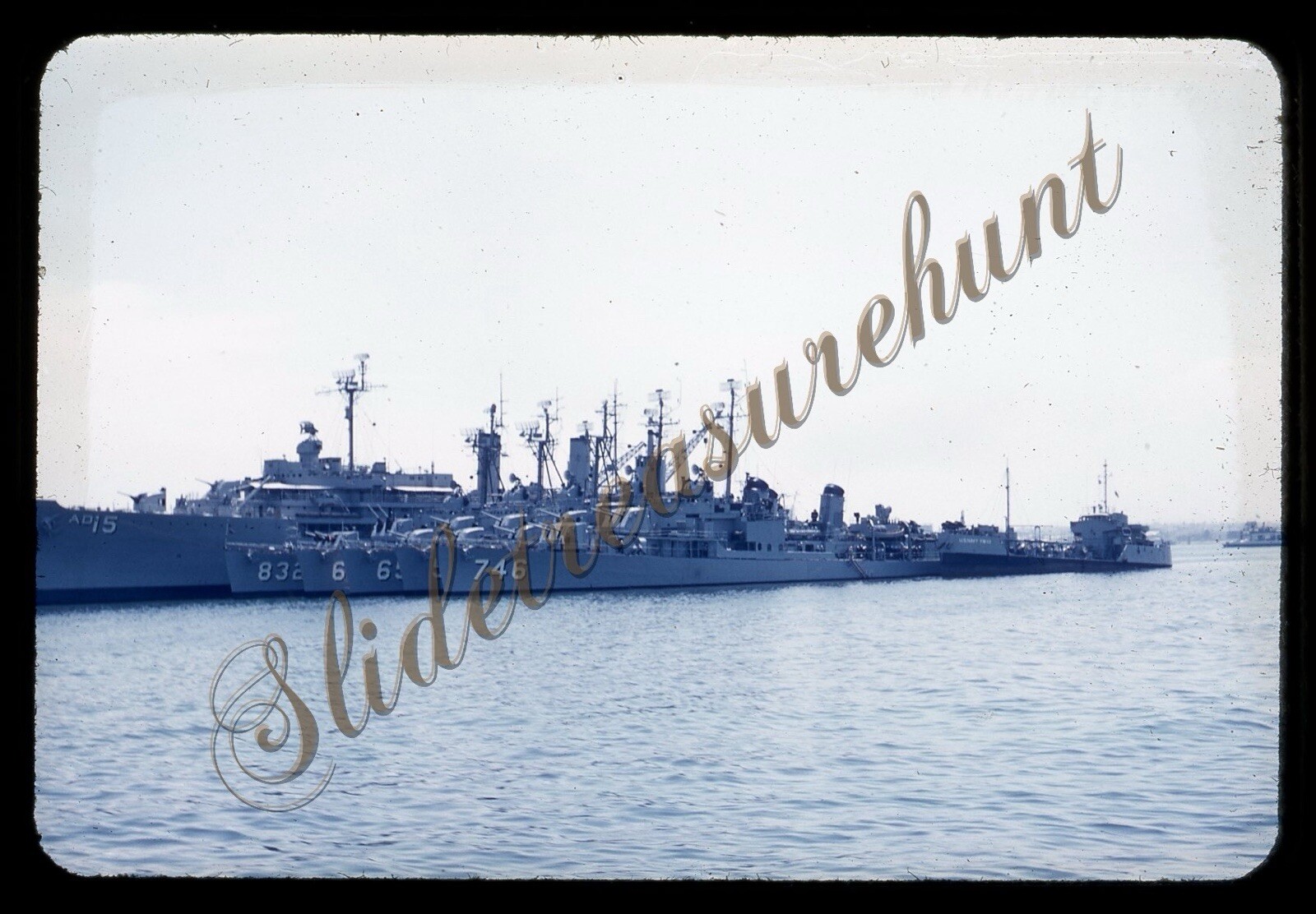 Military Ships Destroyer 35mm Slide 1950s Red Border Kodachrome | eBay