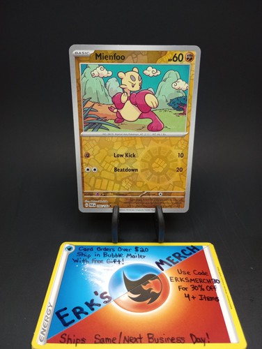 Mienfoo 096/182 Paradox Rift Reverse Holo Common Pokemon Card | eBay