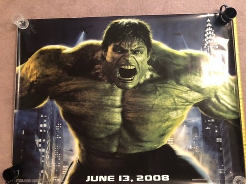 THE INCREDIBLE HULK Theater Banner June 13, 2008 | eBay