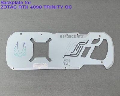 Original Backplate for ZOTAC Geforce RTX 4090 TRINITY OC White Rear ...