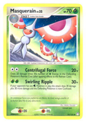 Pokemon - Masquerain - 55/123 - Uncommon - Mysterious Treasures - LP | eBay