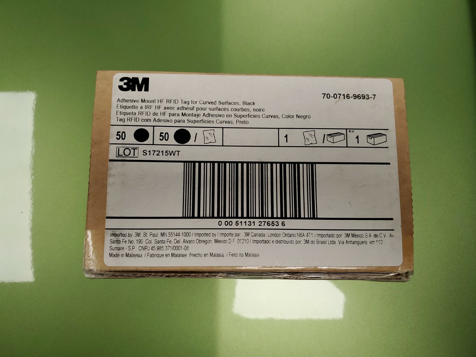 3M Adhesive Mount RFID tag For Curved Surfaces | eBay