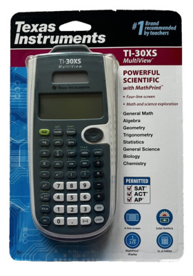 NIB New! Texas Instruments TI-30XS MultiView Scientific Calculator ...