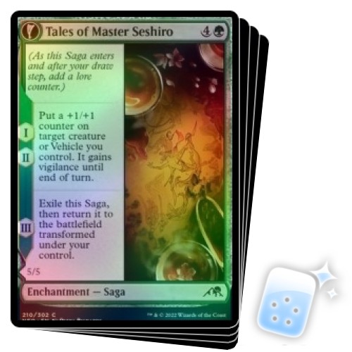 FOIL TALES OF MASTER SESHIRO X4 Kamigawa: Neon Dynasty NEO Magic MTG ...