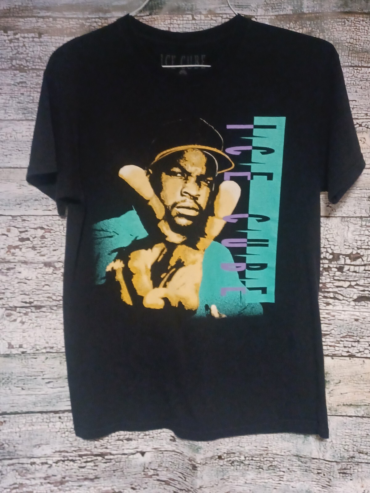 Ice Cube Peace T-Shirt Black 90's Hip Hop Rap Predato… - Gem
