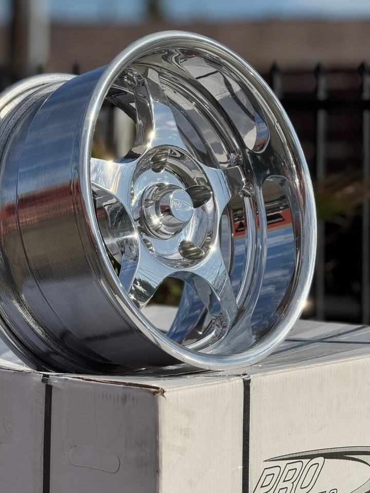 17 BILLET WHEELS RIMS 17X9 5X135 POLISHED ALUMINUM FITS FORD F-150 5 ...