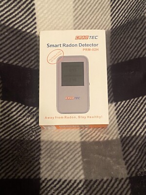 New Smart Radon Detector Digital Portable Cradtec Long & Short Term ...