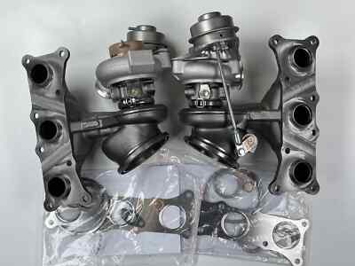 11657593020 11657593022 Twin Turbo For BMW 740i 740Li X6 35iX E71 E72 3 ...