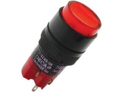 DECA 16mm Soldering Type Push Button Momentary Switches LED DC24V ...