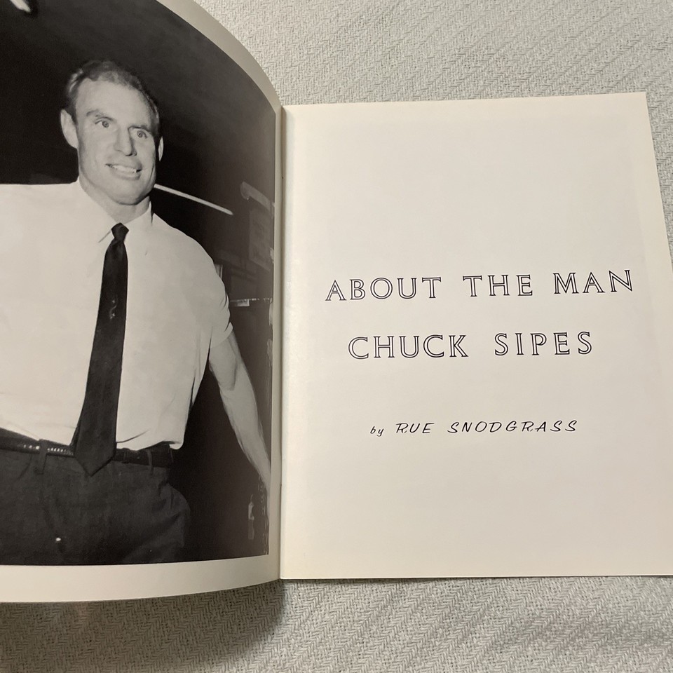 CHUCK SIPES About The Man Original 1960s Bodybuilding Course Booklet ...