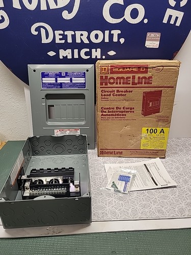 Square D HOM612L100F 120/240VAC 100 Amps 6 Space Load Center | eBay