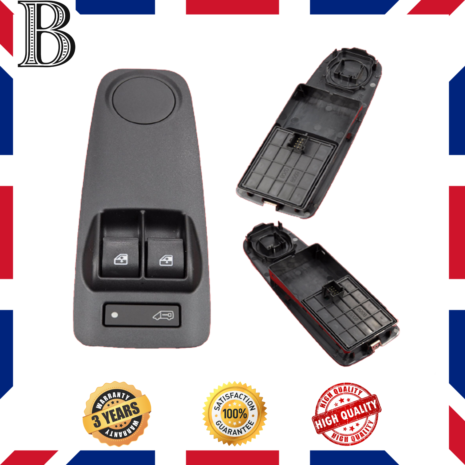 FOR FIAT DUCATO MK3 POWER WINDOW CONTROL SWITCH 735487419 735421713 ...