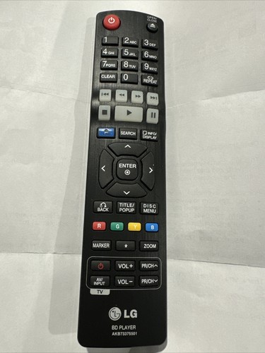 New Genuine LG BD Player Remote Control AKB73375501 | eBay