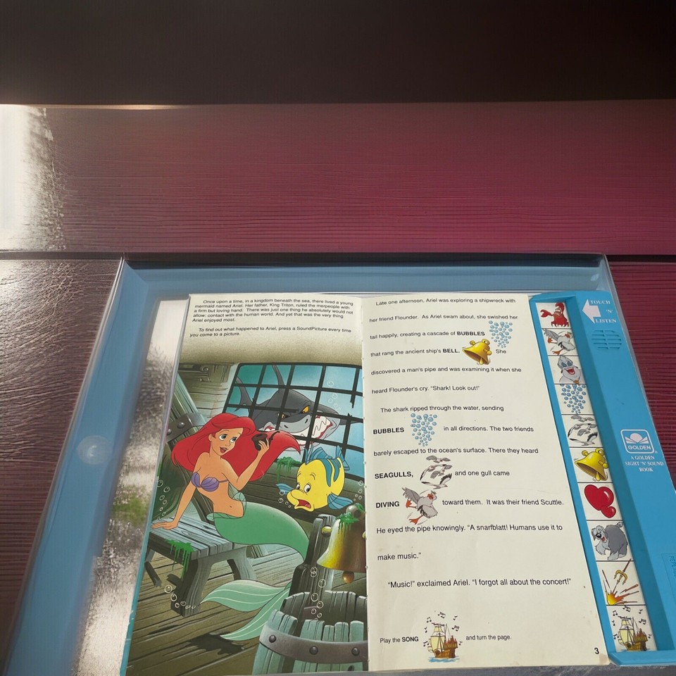 Disney Golden Story The Little Mermaid Sight N' Sound Electronic ...