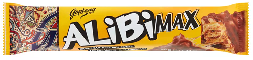 Alibi Max Crispy Bar With Rice Crisps And Caramel 32x49g Best Before 25 ...