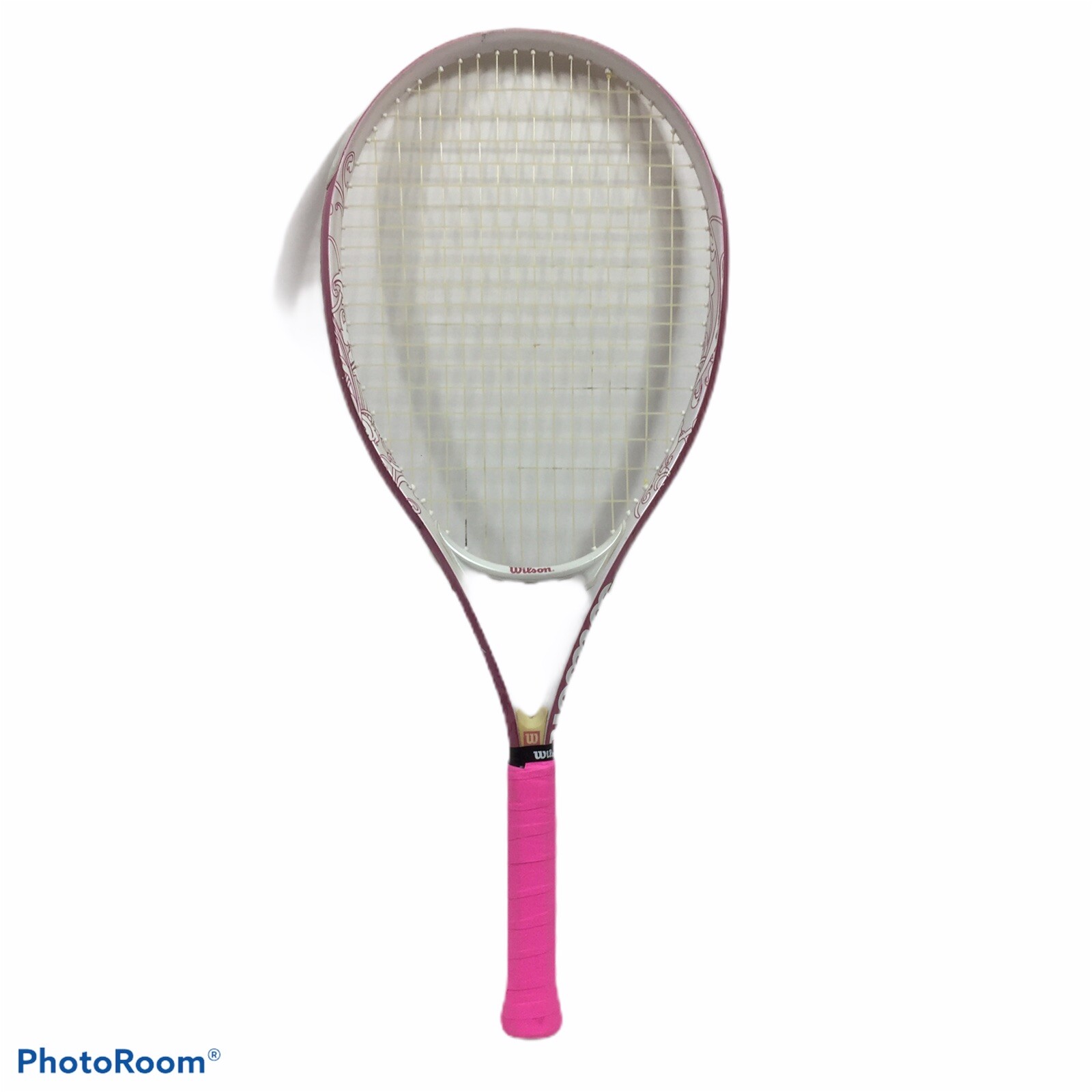Wilson Hope Tennis Racquet Pink/White with Pink Straps | eBay