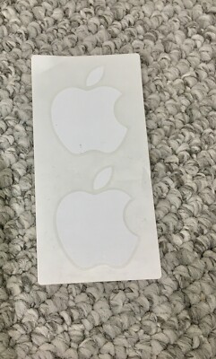 Authentic Apple White Logo Sticker Decals 2 iPod iPad iPhone Case ...