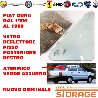 Fiat Duna Vitre Déflecteur Fixe Arrière Droite Neuf Original 7599097 | eBay