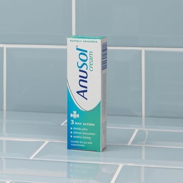 Anusol 43g - 3 Way Action - Hemorrhoids Piles Anal Itching Treatment ...