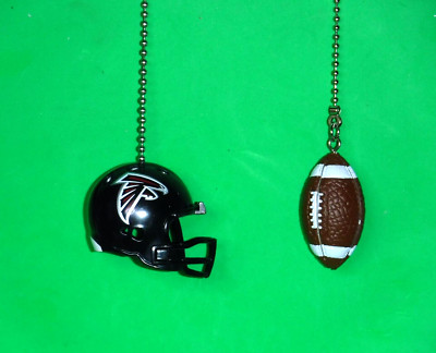 ATLANTA FALCONS CEILING FAN PULL CHAIN SET HELMET AND FOOTBALL | eBay