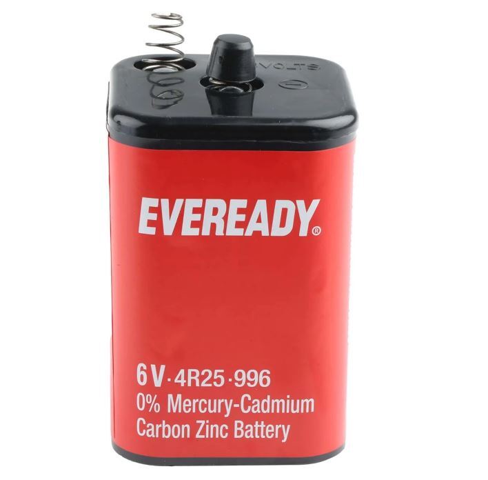 Eveready Pj996 4r25 996 6v Lantern Battery Energizer Original /Brand ...