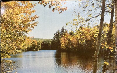 Greetings From East Otis Massachusetts MA River Or Pond Postcard ...