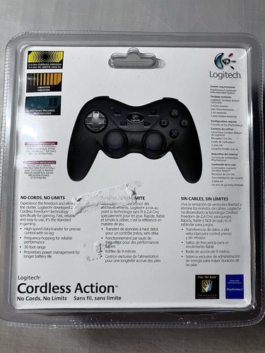 Logitech Wireless Cordless Action Controller NEW SEALED Playstation 2 PS2 97855020932 | eBay