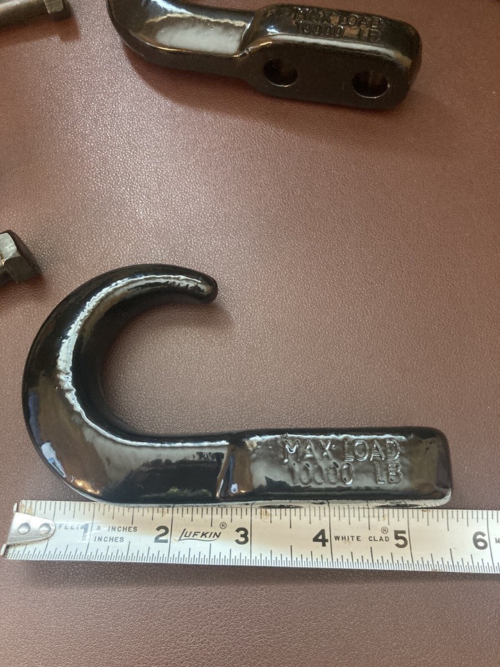 Universal Bolt On Heavy Duty Recovery Tow Hook for Jeep Wrangler Pickup ...