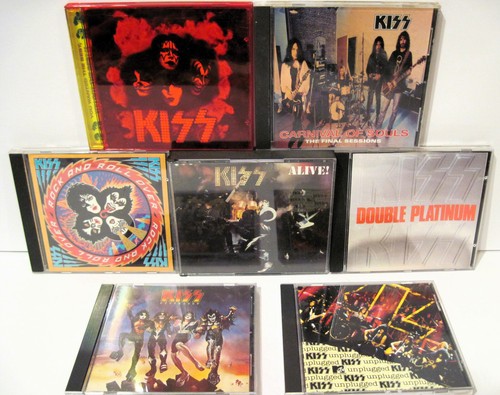 Kiss 7 CD Lot DESTROYER Alive PLATINUM Want the Best CARNIVAL Over VERY ...