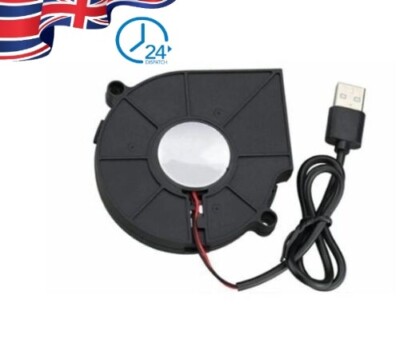 7.5cm 75mm DC 5V USB Cooler Silent Cooling Fan For Electrical Equipment ...