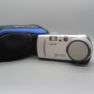 Sony Digital Camera Cybershot DSC-P50 2.1MP Silver Tested | eBay UK