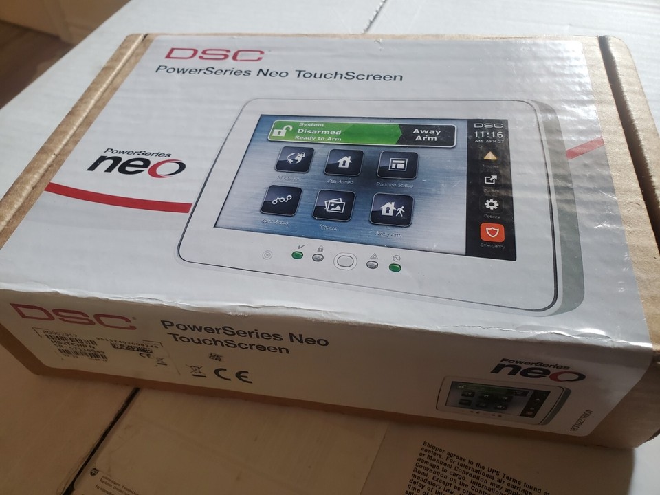DSC HS2TCHP PowerSeries Neo 7" Hardwired Touchscreen Alarm Keypad | eBay