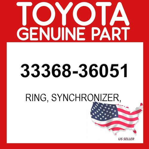 TOYOTA GENUINE 33368-36051 RING, SYNCHRONIZER, OEM | eBay
