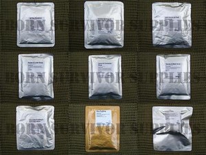 BRITISH ARMY MOD RATION PACKS Camping Ready Meals MRE Food Survival ...
