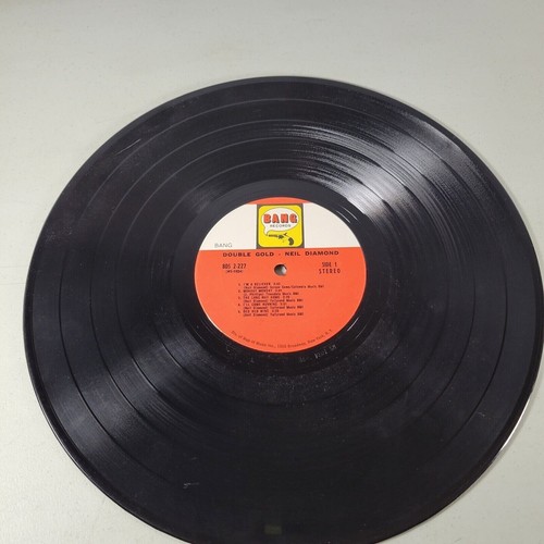 Neil Diamond Double Gold Vinyl Record LP 1973 Bang Records Side 1 and ...