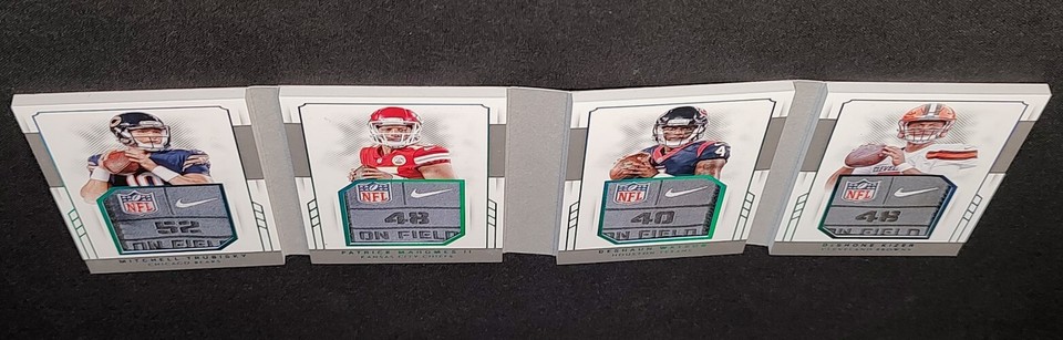 TRUE 1/1 RC JSY PATRICK MAHOMES NFL SHIELD PATCH ROOKIE 2017 National ...