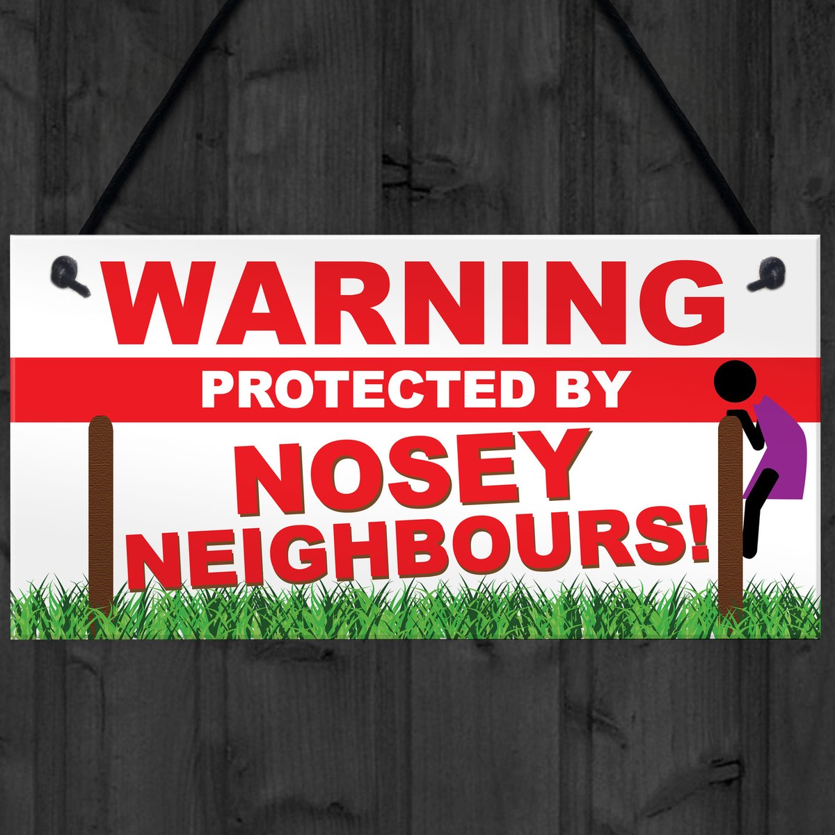 Neighbors Signs Sign Language Nosey Neighbor Yard Banner Etsy