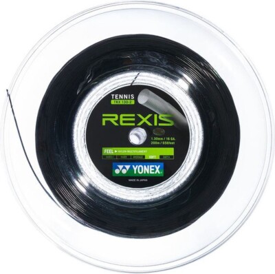 Yonex REXIS 16 1.30mm (black) 656ft 200m Reel Tennis String | eBay