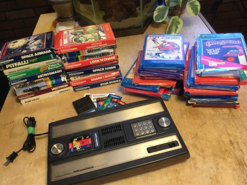 Intellivision Console w 18 Games, empty boxes, extras included, Model ...