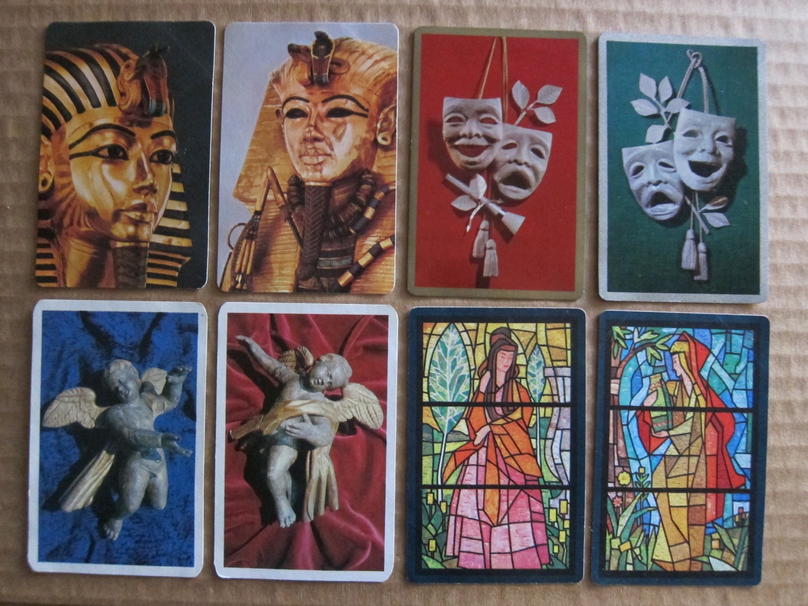 8 Vintage Swap Playing Cards Masks Cherubs VGC Lot 2 | eBay