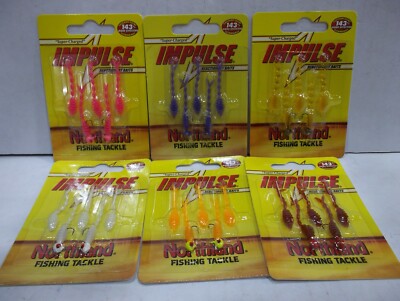 Northland Tackle Impulse 1-1/5" Rigged Skeleton Minnow Choose your ...