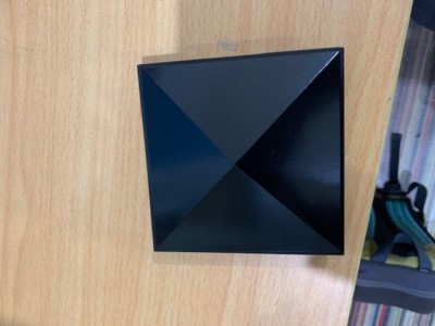 Aluminum Post Caps Fencing Cap 75x75 Alloy Cover Timber Posts - 10 Pack ...