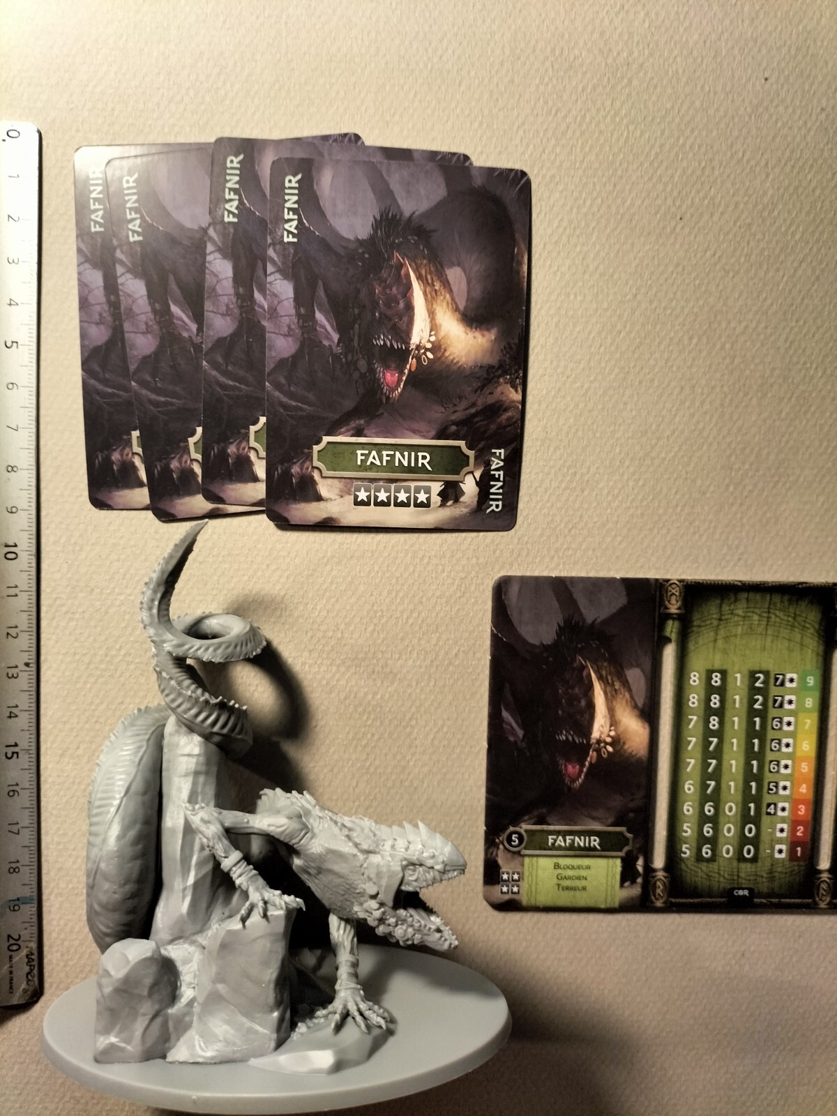 FAFNIR MINIATURE+CARD+DASHBOARD/VIKING/MYTHIC BATTLES RAGNAROK/G321 | eBay