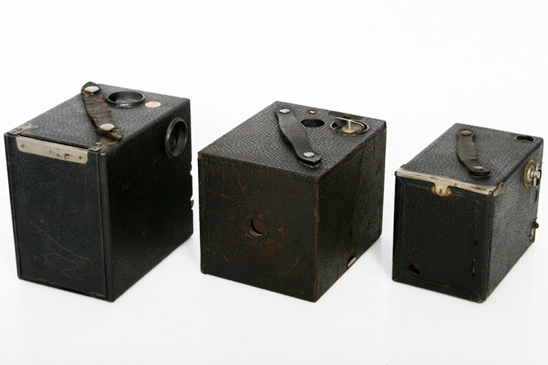 7 Antique Box Cameras Collection * Mostly Kodak, Western magazine ...