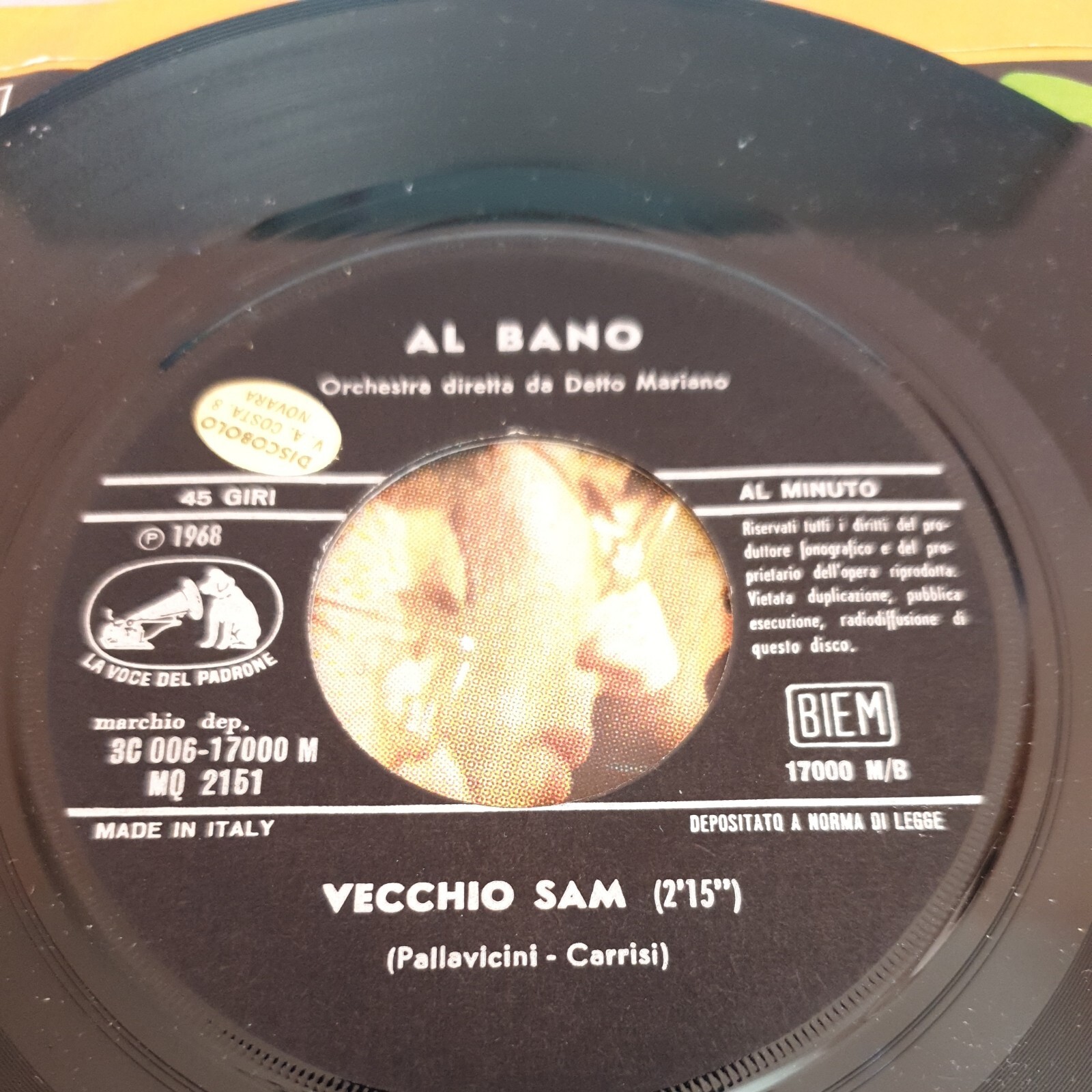 Al Bano Morning (Morning) Old Sam 45 Italy Press 1968 | eBay