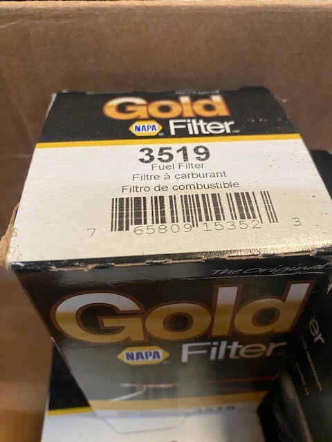 NAPA 3519 - Fuel filter cross reference