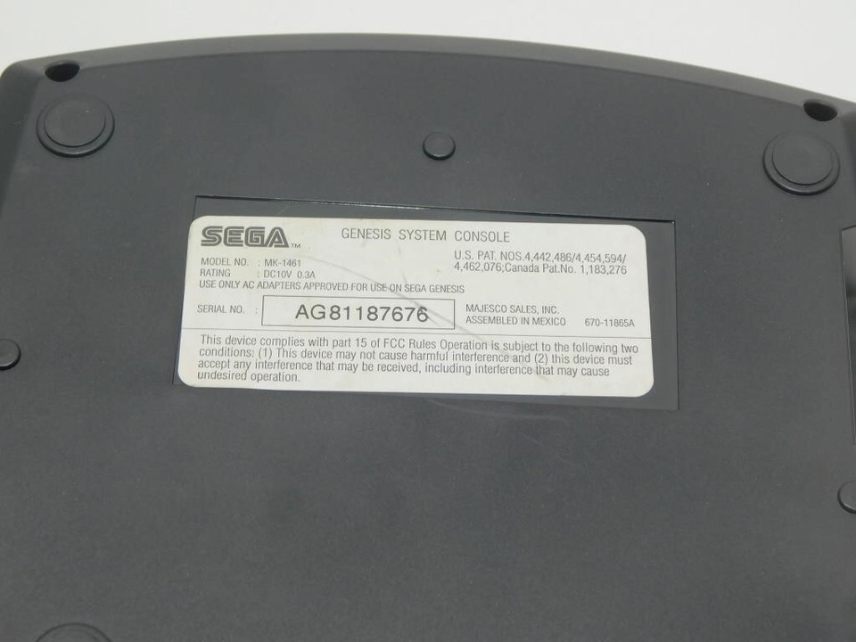 SEGA GENESIS Core System 3 VIDEO GAME CONSOLE BUNDLE with Games and Box ...