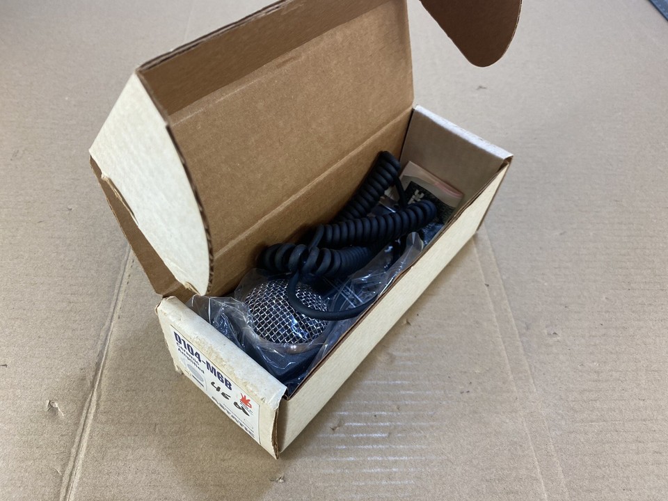 ASTATIC D104-M6B "BLACK LABEL” GENUINE CB HAND MIC RARE NEW W/BOX ...