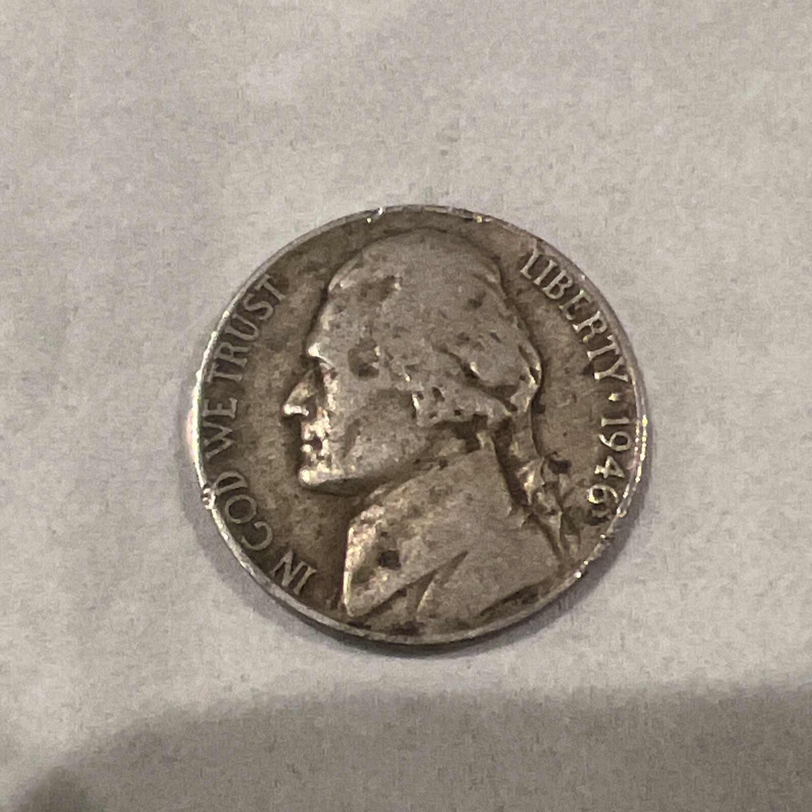 1946 NO MINT MARK nickle coin, POST-WAR COINS | eBay